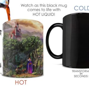 Morphing Mugs Disney – The Evil Queen – Thomas Kinkade Studios - One 11 oz Color Changing Ceramic Mug – Image Revealed When HOT Liquid Is Added!