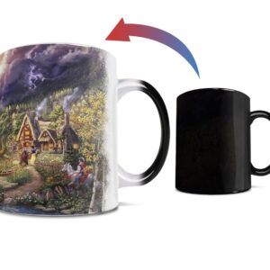 Morphing Mugs Disney – The Evil Queen – Thomas Kinkade Studios - One 11 oz Color Changing Ceramic Mug – Image Revealed When HOT Liquid Is Added!