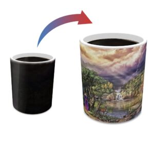 Morphing Mugs Disney – The Evil Queen – Thomas Kinkade Studios - One 11 oz Color Changing Ceramic Mug – Image Revealed When HOT Liquid Is Added!