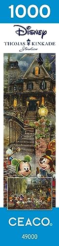 Ceaco - Thomas Kinkade - Disney - Mickey and Minnie Halloween Fun - 1000 Piece Jigsaw Puzzle