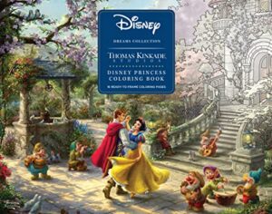 disney dreams collection thomas kinkade studios disney princess coloring poster book