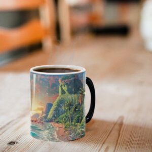 Morphing Mugs Disney – Moana – Thomas Kinkade Studios - One 11 oz Color Changing Ceramic Mug – Image Revealed When HOT Liquid Is Added!