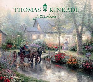 thomas kinkade studios 2021 deluxe wall calendar