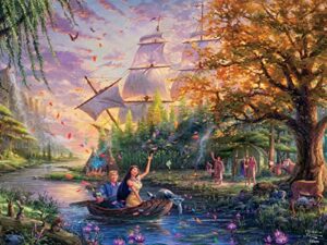 ceaco - thomas kinkade - disney dreams collection - pocahontas - 750 piece jigsaw puzzle