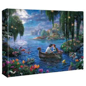 thomas kinkade disney the little mermaid (little mermaid ii, 8" x 10")