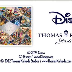 Ceaco - Disney's 100th Anniversary - Thomas Kinkade - 100th Anniversary Collage - 2000 Piece Jigsaw Puzzle, 38 x 26