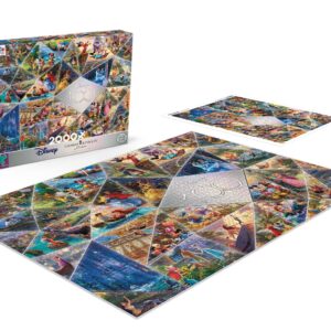 Ceaco - Disney's 100th Anniversary - Thomas Kinkade - 100th Anniversary Collage - 2000 Piece Jigsaw Puzzle, 38 x 26