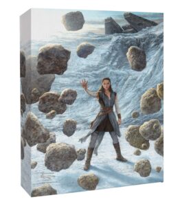 thomas kinkade studios star wars rey of hope 14 x 10 gallery wrapped canvas