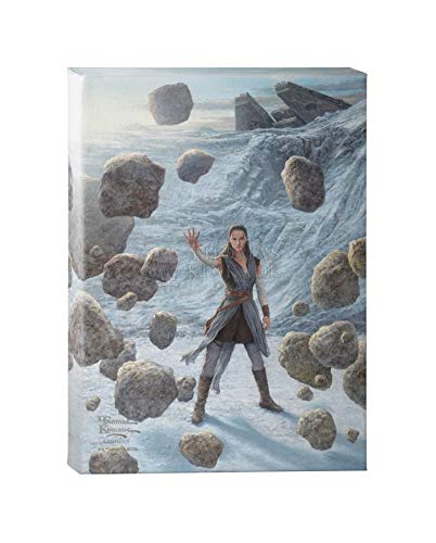 Thomas Kinkade Studios Star Wars Rey of Hope 14 x 10 Gallery Wrapped Canvas