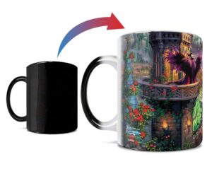 morphing mugs disney – sleeping beauty – maleficent’s curse - thomas kinkade studios - one 11 oz color changing ceramic mug – image revealed when hot liquid is added!