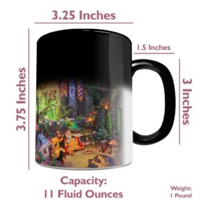 Morphing Mugs Disney – Sleeping Beauty – Maleficent’s Curse - Thomas Kinkade Studios - One 11 oz Color Changing Ceramic Mug – Image Revealed When HOT Liquid Is Added!