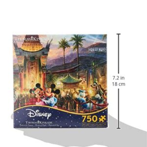 Ceaco - Thomas Kinkade - Disney Dreams Collection - Mickey and Minnie Hollywood - 750 Piece Jigsaw Puzzle