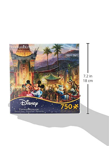 Ceaco - Thomas Kinkade - Disney Dreams Collection - Mickey and Minnie Hollywood - 750 Piece Jigsaw Puzzle