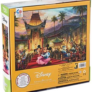 Ceaco - Thomas Kinkade - Disney Dreams Collection - Mickey and Minnie Hollywood - 750 Piece Jigsaw Puzzle