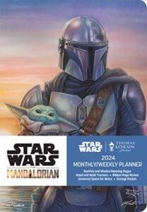 the mandalorian by thomas kinkade studios 12-month 2024 monthly/weekly planner calen: a new direction