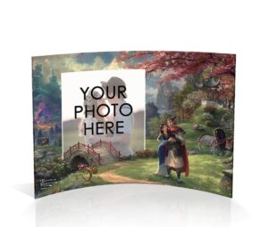 disney – mulan – blossoms of love – photo upload personalized – curved acrylic print – thomas kinkade studios