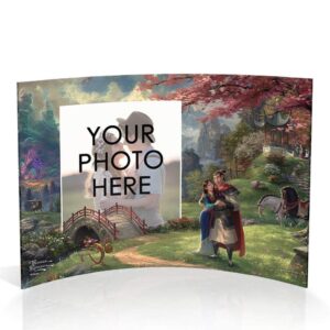 Disney – Mulan – Blossoms of Love – Photo Upload Personalized – Curved Acrylic Print – Thomas Kinkade Studios