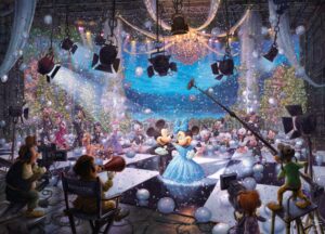 ceaco - disney's 100th anniversary - thomas kinkade - 100th anniversary celebration - 1000 piece jigsaw puzzle