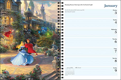 Disney Dreams Collection by Thomas Kinkade Studios: 2022 Monthly/Weekly Engageme