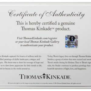 Thomas Kinkade Studios A Christmas Wish 8 x 10 Wrapped Canvas (Lionel Train Art)