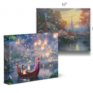 Thomas Kinkade Studios Lionel Santa's Special Delivery 8 x 10 Gallery Wrapped Canvas