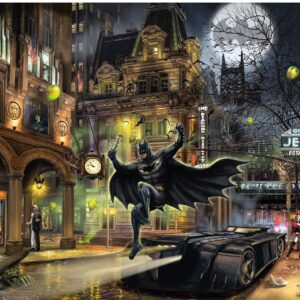 Ceaco - Thomas Kinkade - DC Comics - Batman Gotham City - 1000 Piece Jigsaw Puzzle