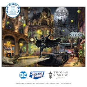 Ceaco - Thomas Kinkade - DC Comics - Batman Gotham City - 1000 Piece Jigsaw Puzzle