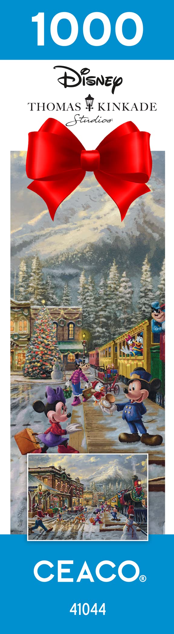 Ceaco - Thomas Kinkade - Disney - Holiday - Candy Cane Express - 1000 Piece Jigsaw Puzzle