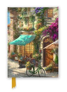 thomas kinkade studios: italian café (foiled journal) (flame tree notebooks)