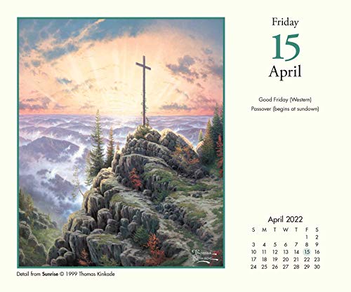 Thomas Kinkade Studios 2022 Day-to-Day Calendar