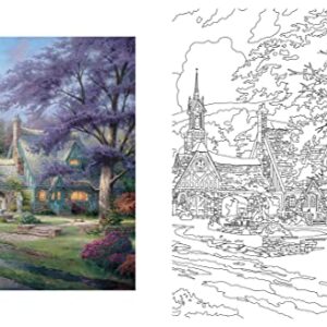 Posh Adult Coloring Book: Thomas Kinkade Designs for Inspiration & Relaxation (Posh Coloring Books) (Volume 14)