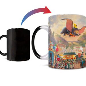 Morphing Mugs Disney - Dumbo - Flying Elephant - Circus - One 11 oz Color Changing Heat Sensitive Ceramic Mug – Image Revealed When HOT Liquid Is Added!