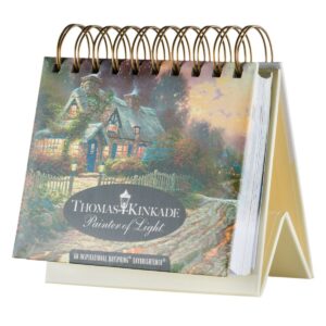 dayspring - thomas kinkade painter of light: an inspirational dayspring daybrightener - perpetual calendar with encouraging scripture from the king james bible (23460)