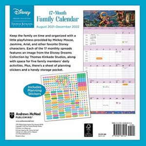 Disney Dreams Collection by Thomas Kinkade Studios: 17-Month 2021–2022 Family Wall Calendar