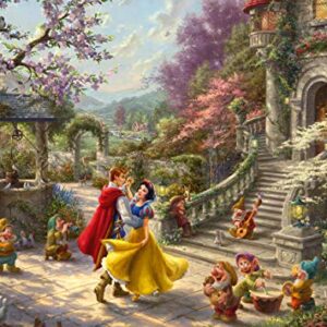 Schmidt | Thomas Kinkade: Disney Snow White - Dancing with The Prince - 1,000 Pieces | Adult Jigsaw Puzzle | Ages 12+