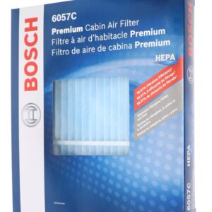 BOSCH 6057C HEPA Cabin Air Filter - Compatible With Select Chevrolet Captiva, Equinox, GMC Terrain, Hyundai Azera, Santa Fe Sport/XL, Sonata, Kia Cadenza, Optima, Sedona, Saturn Vue (Pack of 1)