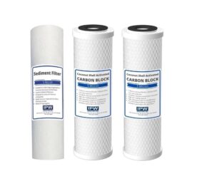 ipw industries inc. compatible to olympia water systems 10" replacement filters - 5 micron replacement filter kit - stages 1, 2 & 3