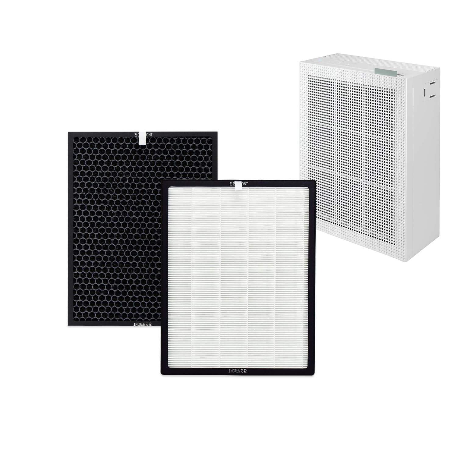 Coway Airmega 150 Air Purifier Replacement Filter 1 Year Set, WHITE HEPA and Carbon Filter, AP-1019C-FP/AP-1019E