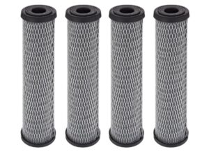 ipw industries inc. compatible to ao smith 10" x 2.5" - 5 micron - carbon/sediment water filter replacement cartridge - for whole house filtration systems - ao-wh-pre-rcp2 - pack of 4