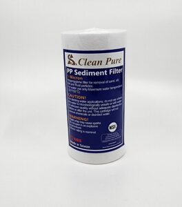 5" x 2.5" inches spun polypropylene sediment filter 5 micron nominal