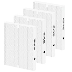 4 pack ap-1512hh true hepa replacement filter for coway airmega ap-1512hh and airmega 200m series air purifiers (ap-1512hh, ap-1512hh-fp, ap-1518r, ap-1519p), compared to part # 3304899