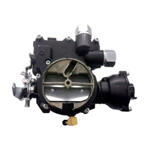 LicBund Marine Carburetor Replacement for Rochester 2 Barrel Mercarb Carburetor V8 5.0L 305 / 5.7L 350 Mercruiser Engine with Electric Choke 3310-804622R1 3310-86448A1 Black