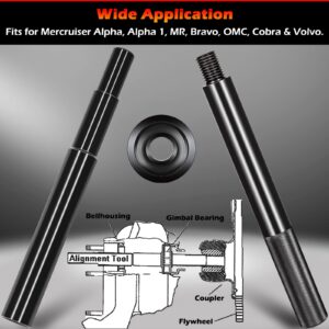 Gimbal Bearing Alignment and Install Kit, Heavy Duty Engine Alignment Tools Set Fits for Mercruiser Alpha 1 Bravo Volvo OMC MR Cobra