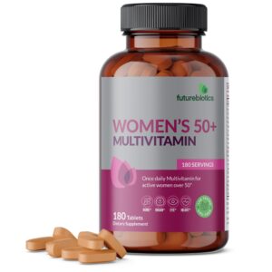 futurebiotics women's 50+ multivitamin once daily multivitamin for active women over 50, non-gmo, 180 tablets