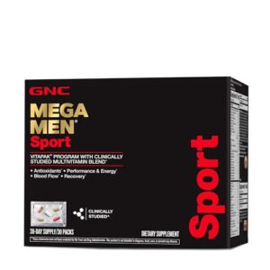 gnc mega men sport vitapak 30 day new formula