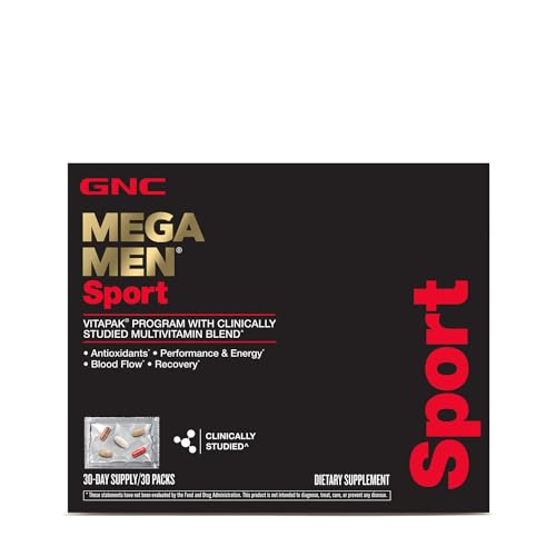 GNC Mega Men Sport Vitapak 30 Day New Formula