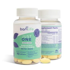 just one - once daily bariatric multivitamin with iron (90)