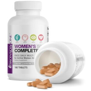 Bronson ONE Daily Women’s 50+ Complete Multivitamin Multimineral, 180 Tablets