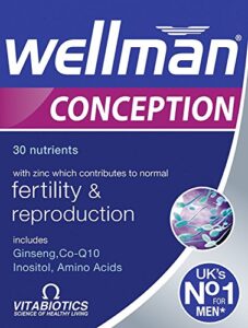 vitabiotics wellman conception 30 tablets by vitabiotic