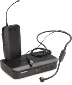 shure blx14/p31 uhf wireless microphone system - perfect for speakers, performers, presentations - 14-hour battery life, 300 ft range | includes pga31 headset mic, single channel receiver | h10 band